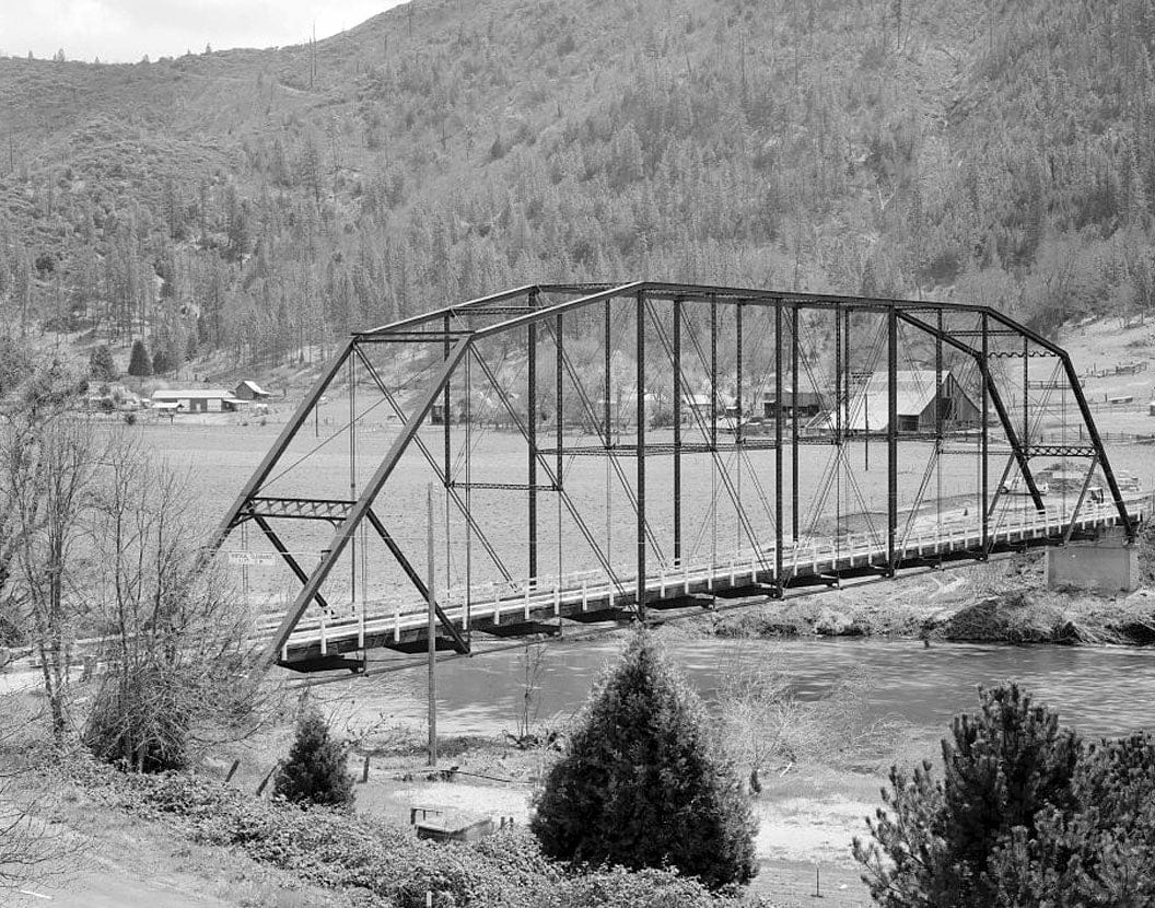 Historic Photo : Walker Bridge, Spanning Klamath River and connecting – Historic Pictoric