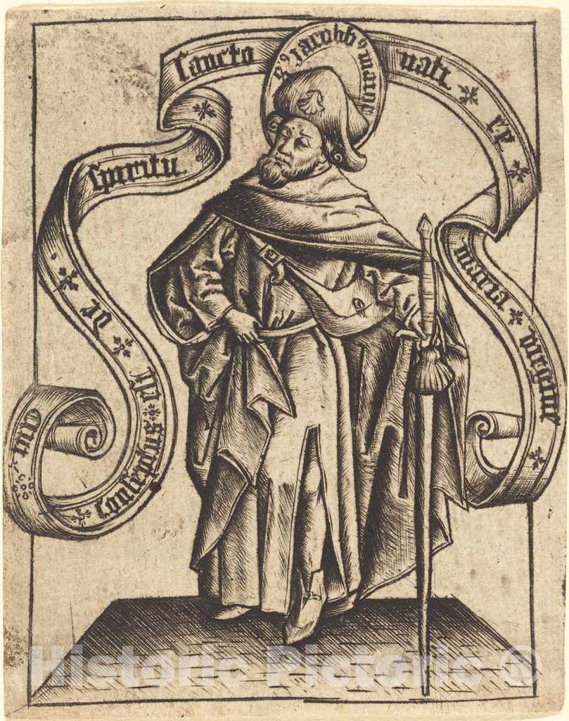 Art Print : Saint James The Greater, c. 1465 - Vintage Wall Art ...