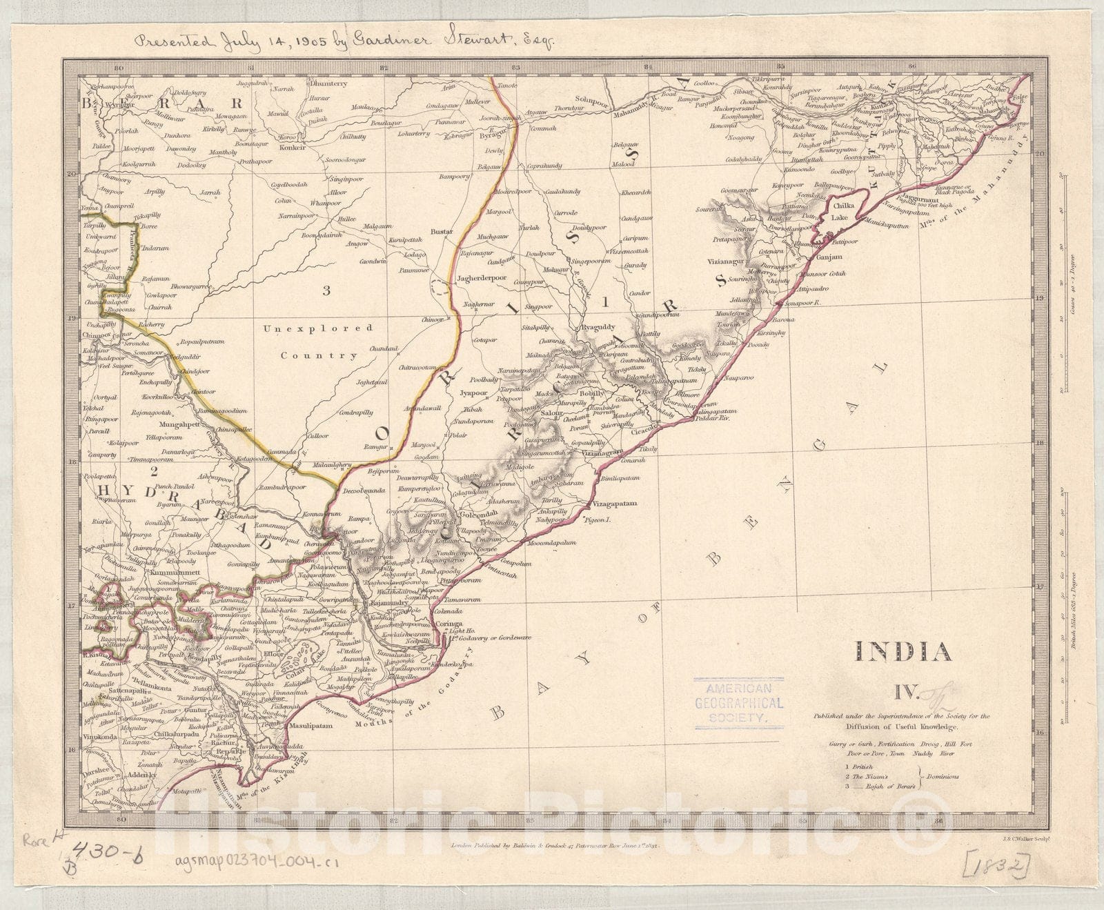 Map : India and Ceylon 1853 9, India and Ceylon , Antique Vintage Repr – Historic Pictoric