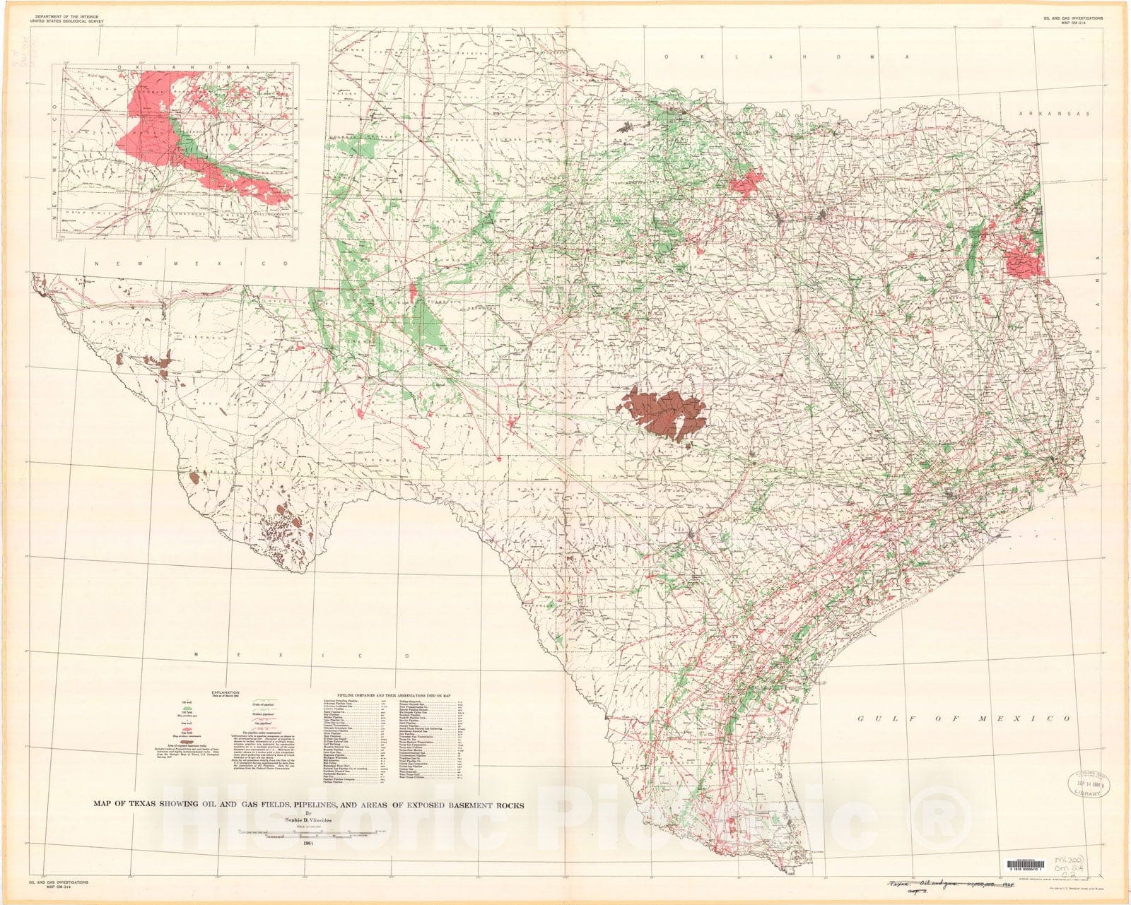 Texas Oil Fields Map