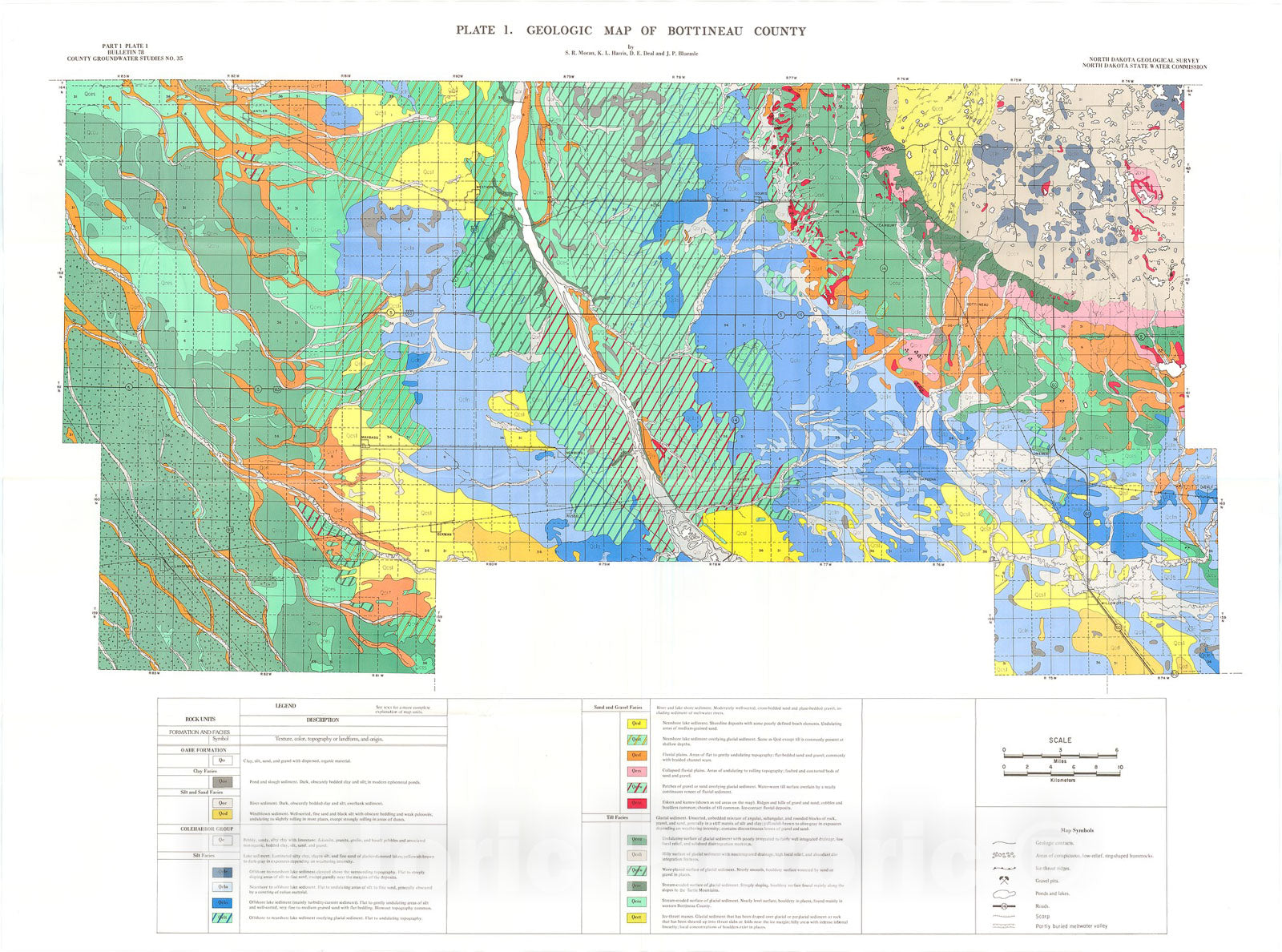 Geologic Maps North Dakota Preliminary Geologic Map Of The Newcastle