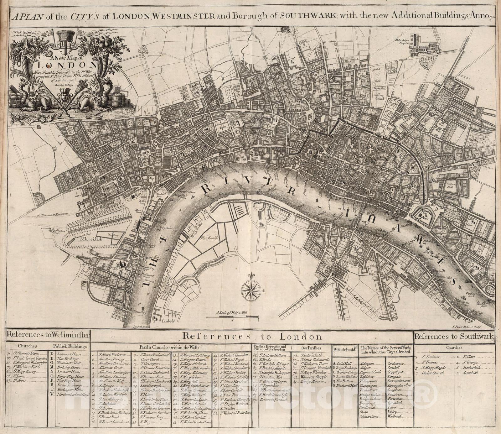 Historical Map Of London