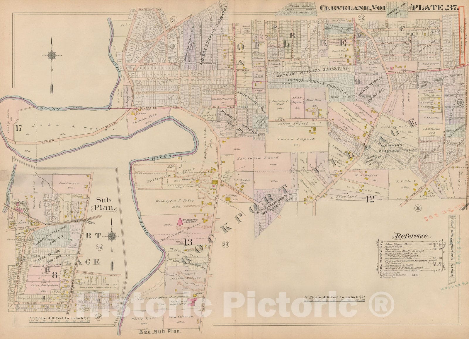 Historic Map : Plat Book of The City of Cleveland, Vol. Two, 1912 Plat – Historic Pictoric