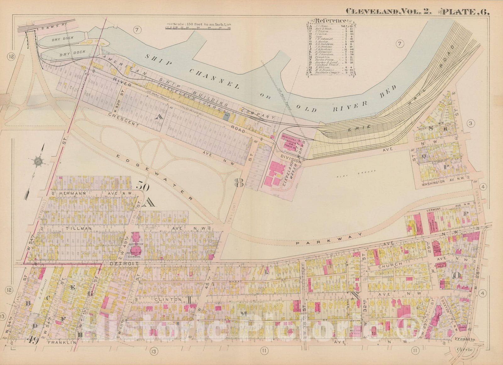 Historic Map : Plat Book of The City of Cleveland, Vol. Two, 1912 Plat – Historic Pictoric