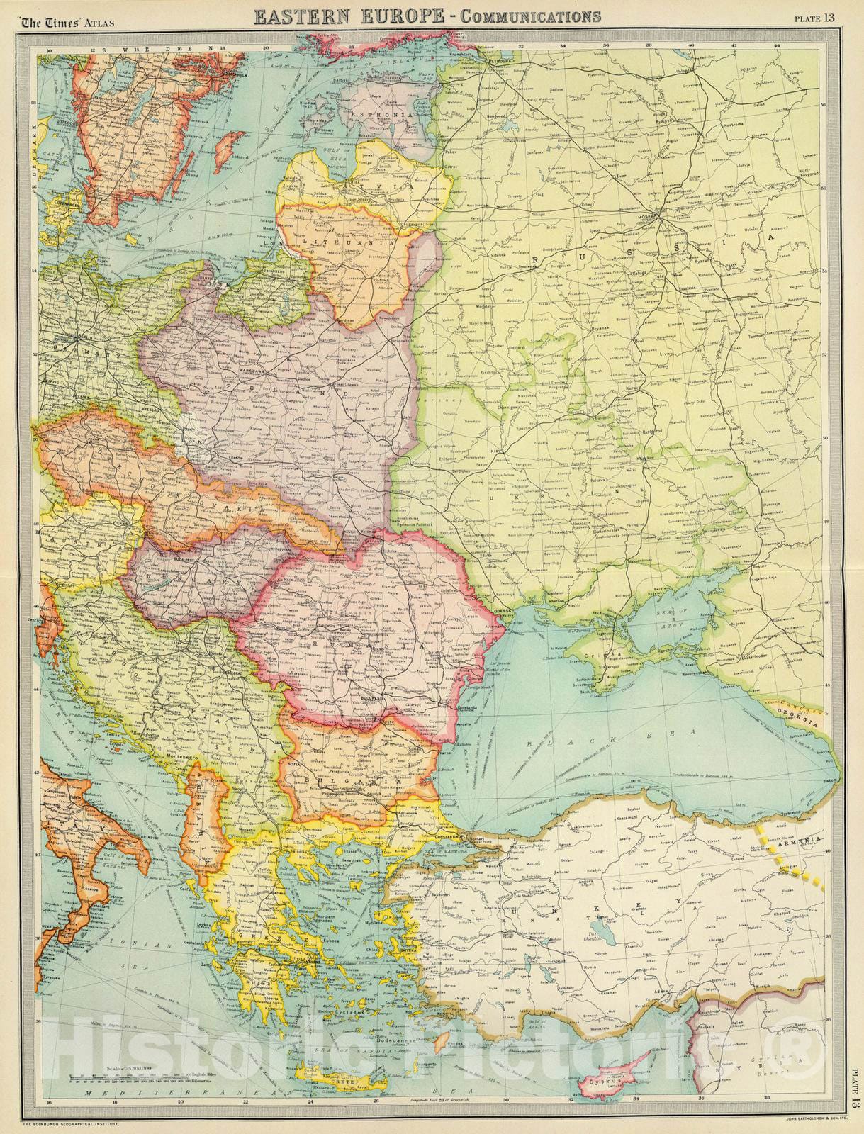 Eastern Europe Maps Historical Boundaries