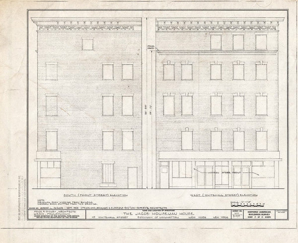 Historic Pictoric : Blueprint HABS NY,31-NEYO,126- (Sheet 3 of 3 ... Historic Pictoric : Blueprint HABS NY,31-NEYO,126- (Sheet 3 of 3 ...