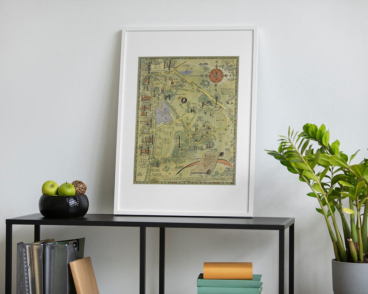 Historic Map : Colgate University Campus and Environs 1927. 1927 - Vin ...