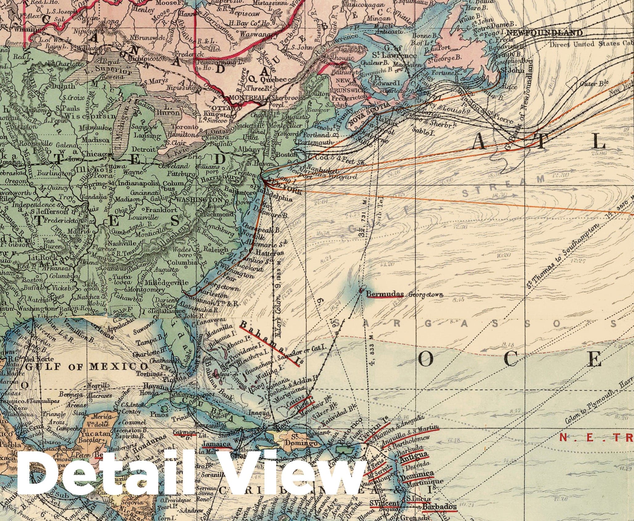 Historic Map - Map of The World, 1900, - Vintage Wall Art – Historic ...