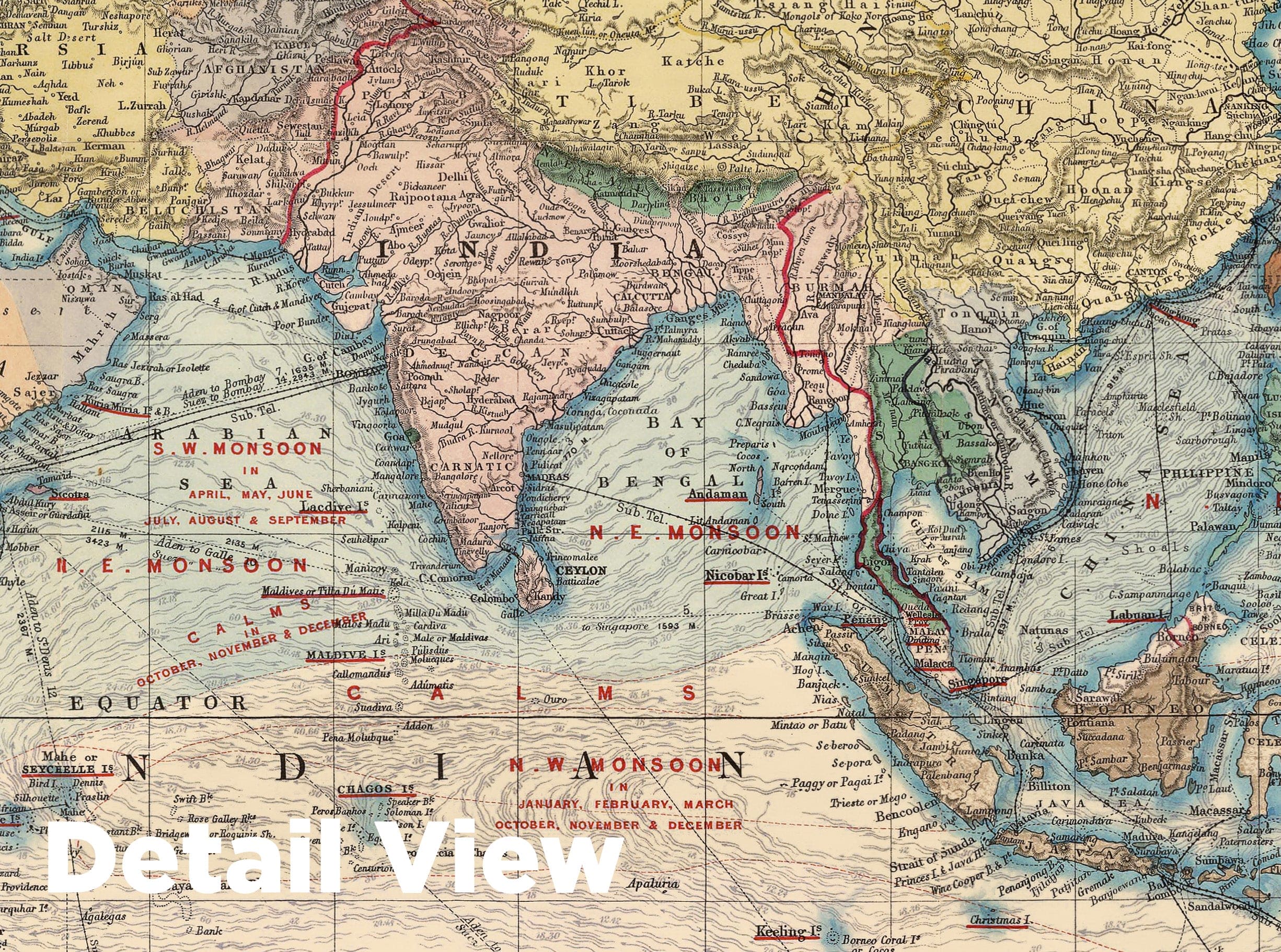 Historic Map - Map of The World, 1900, - Vintage Wall Art – Historic ...