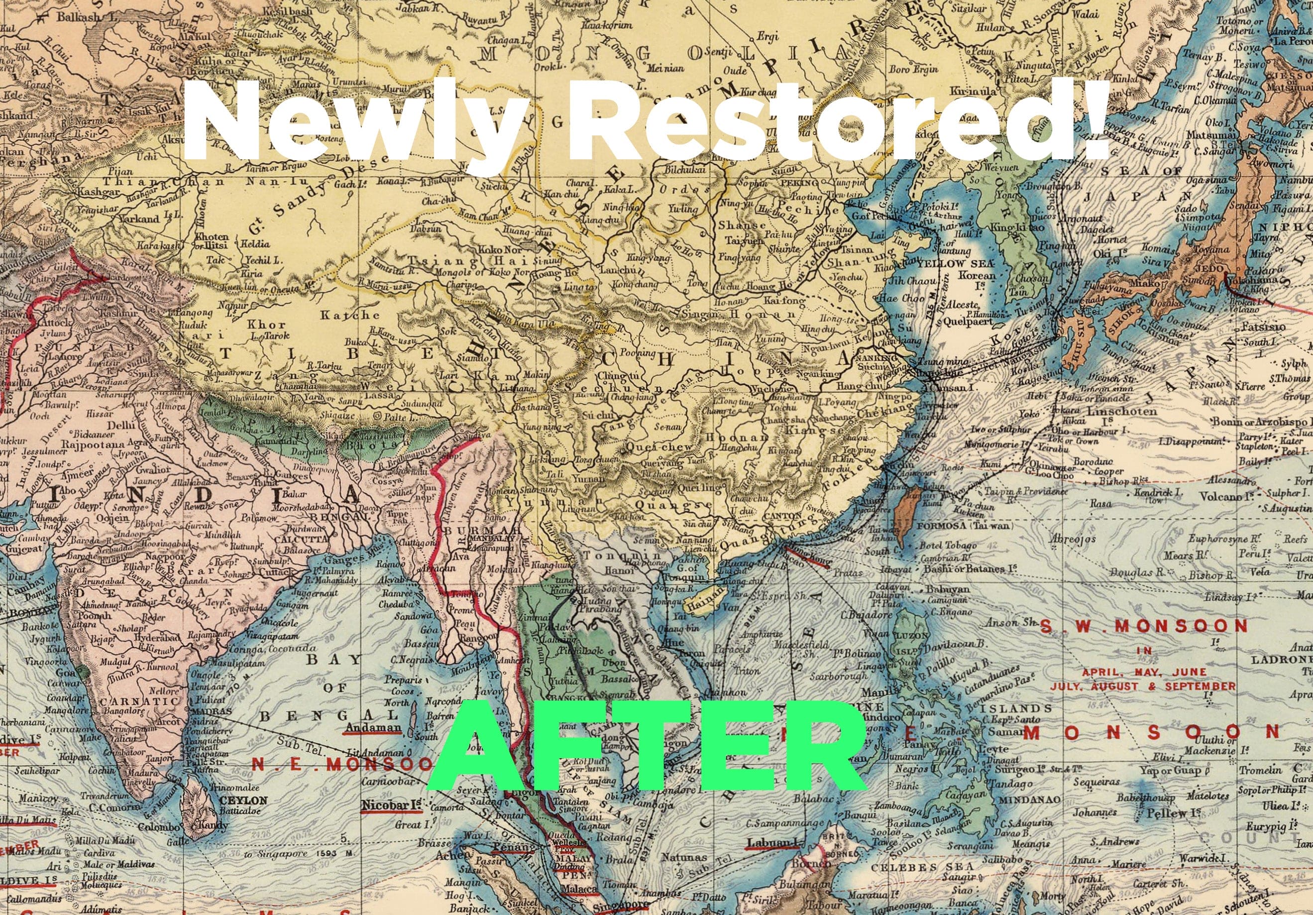 Historic Map - Map of The World, 1900, - Vintage Wall Art – Historic ...