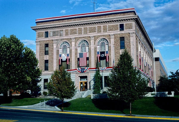 Historic Photo : 2003 Clinton County Courthouse, angle 1, Wenatchee, W ...