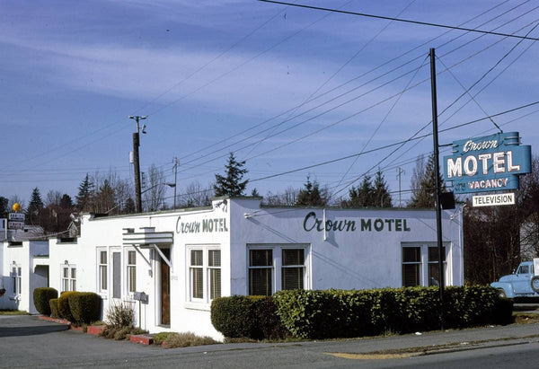 Historic Photo : 1977 Crown Motel, North Seattle, Washington | Margoli ...