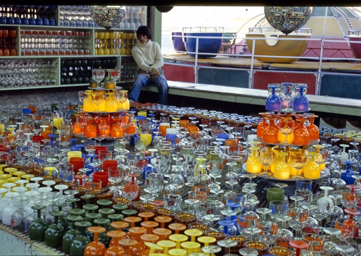 Historic Photo : 1978 Glass dime toss game, Seaside Heights, New Jerse ...