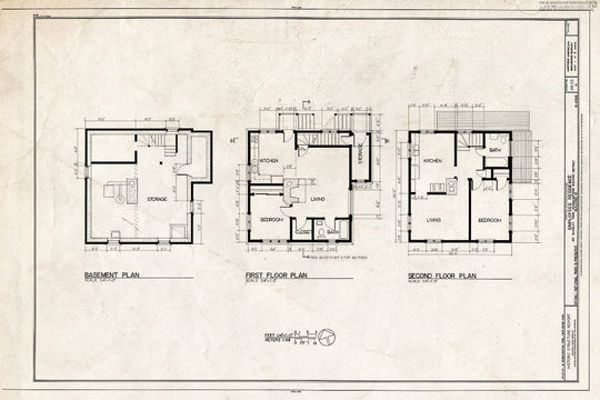 Blueprint HABS AK,23-MCKIN,1-A- (Sheet 1 of 2) - Mount McKinley Headqu ...