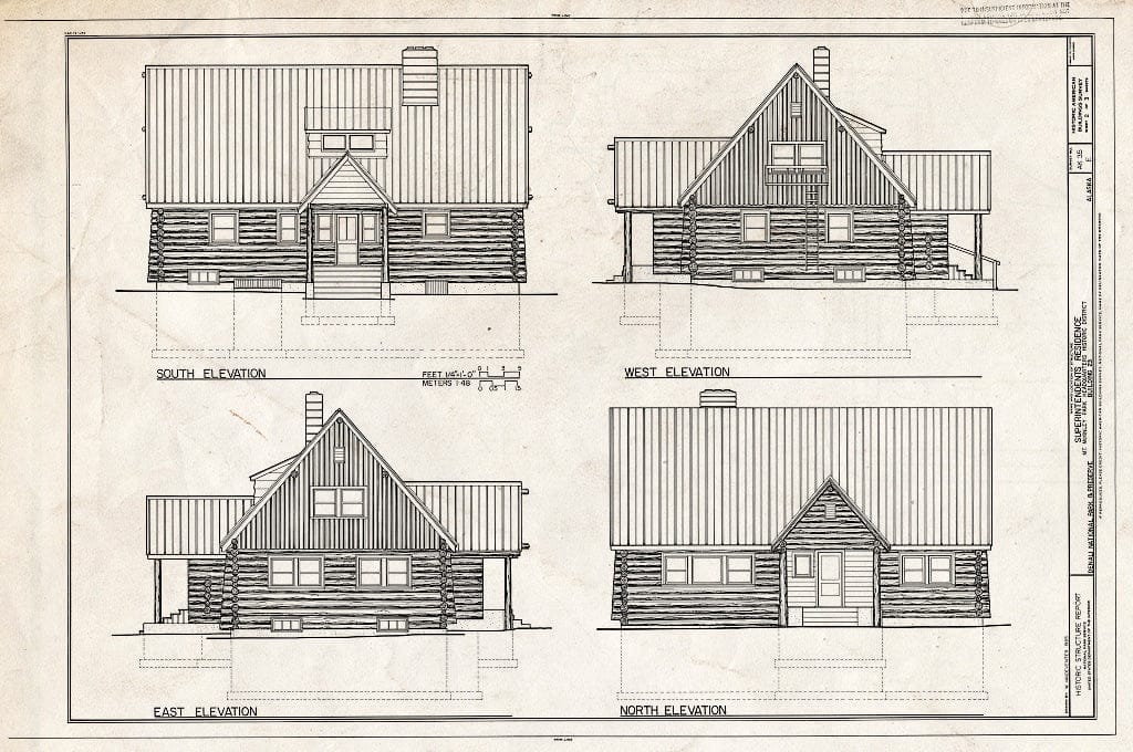 Blueprint HABS AK,23-MCKIN,1-E- (Sheet 2 of 3) - Mount McKinley Headqu ...