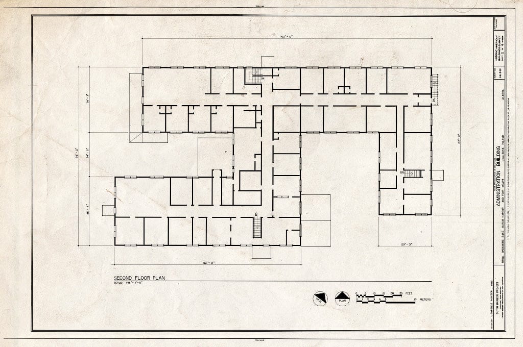 Blueprint HABS AK,1-UNAK,2-F- (Sheet 2 of 4) - Naval Operating Base Du ...