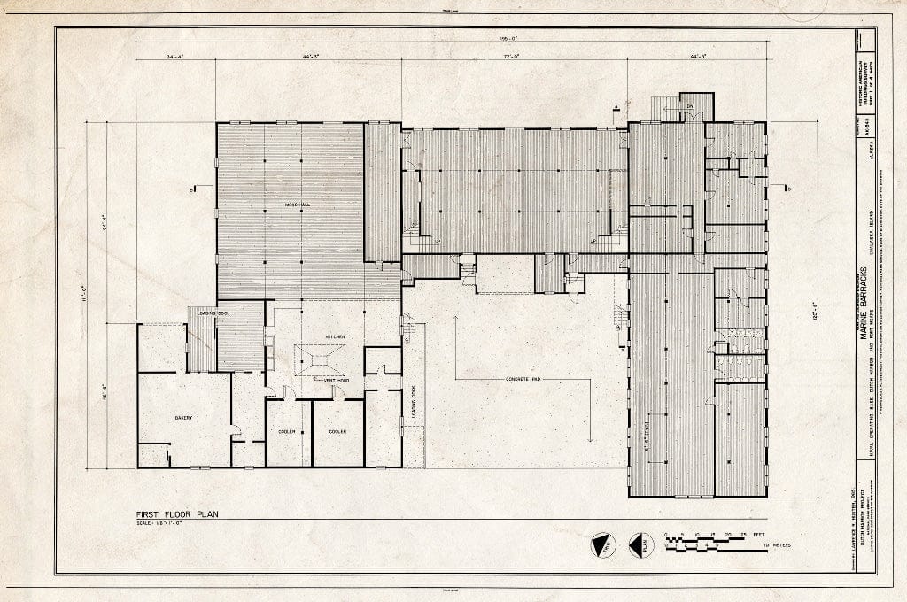Blueprint HABS AK,1-UNAK,2-K- (Sheet 1 of 4) - Naval Operating Base Du ...
