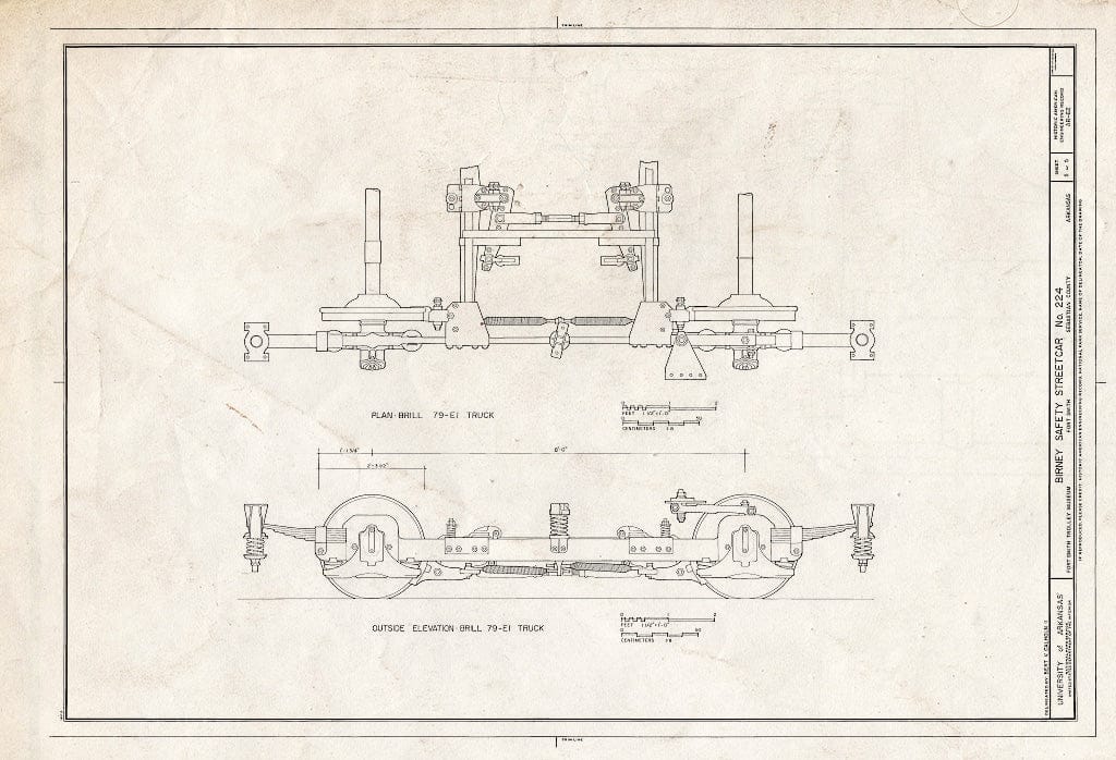 Brill Trolley Cars Plans