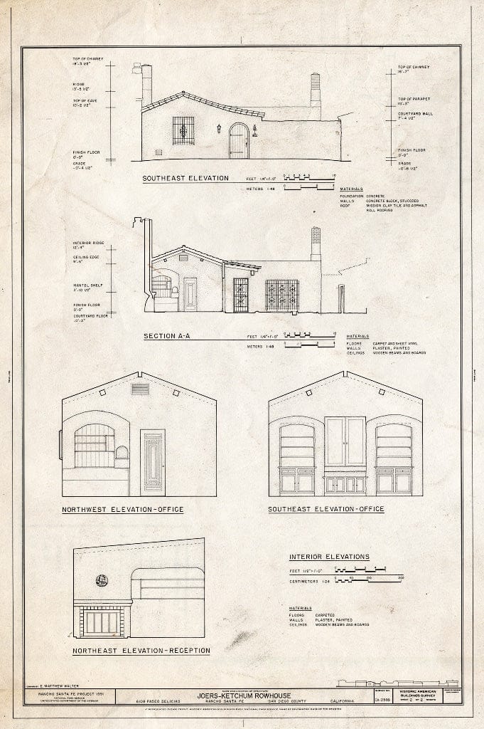 Blueprint HABS Cal,37-RANSF,7- (Sheet 2 of 2) - Joers-Ketchum Rowhouse ...