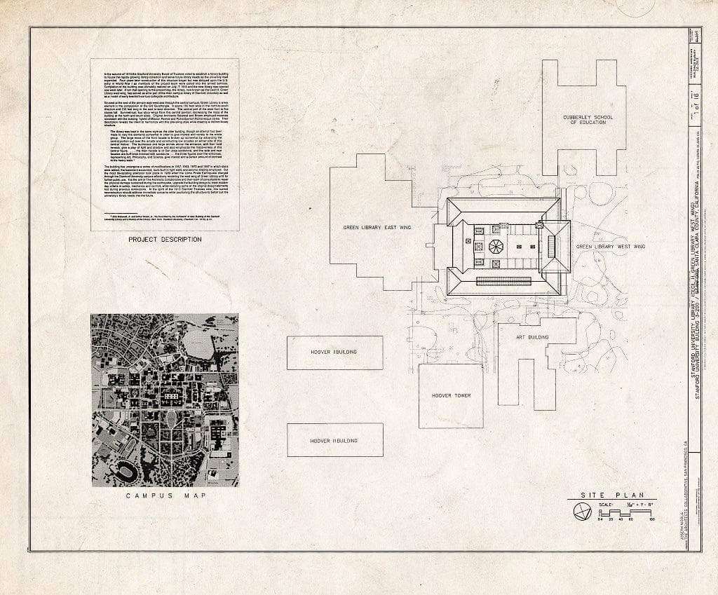 Blueprint HABS Cal,43-PALAL,8- (Sheet 1 of 16) - Stanford University L ...