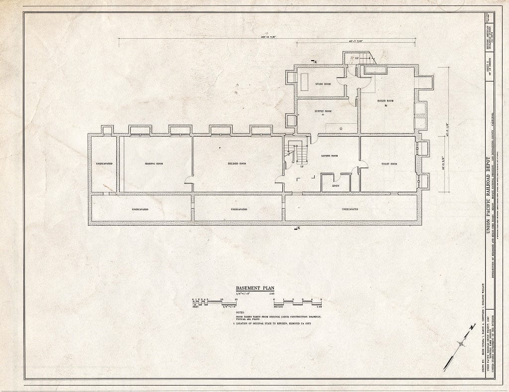 Blueprint HABS Cal,36-Kelso,1- (Sheet 3 of 10) - Union Pacific Railroa ...