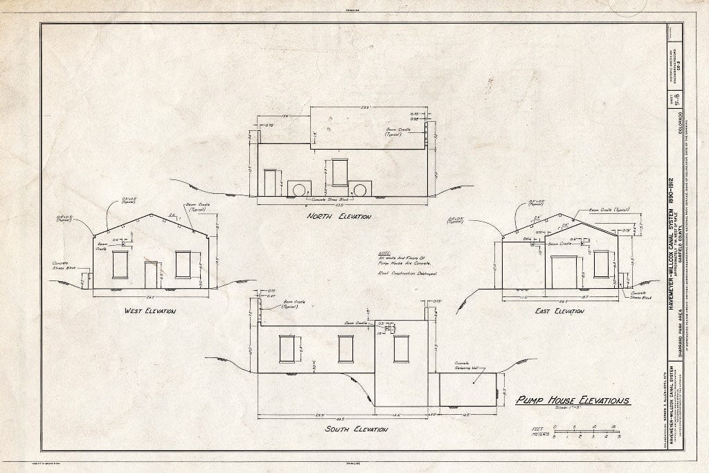 Blueprint HAER Colo,23-RIF.V,1- (Sheet 5 of 8) - Havemeyer-Willcox Can ...