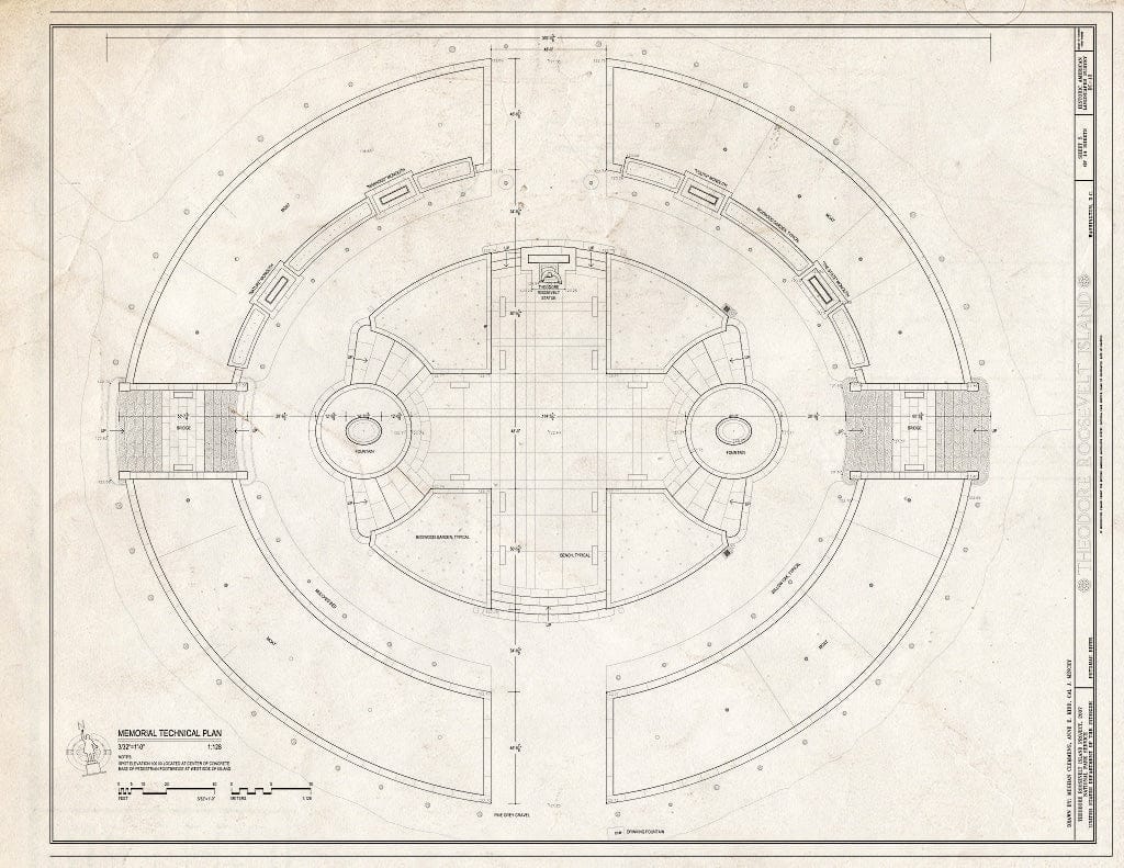 Blueprint Memorial Technical Plan - Theodore Roosevelt Island, Potomac ...