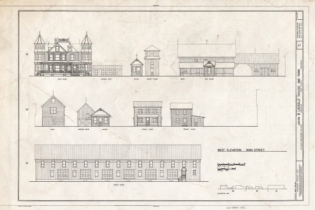 Blueprint HABS DEL,1-MAG,1- (Sheet 4 of 4) - John B. Lindale House & F ...