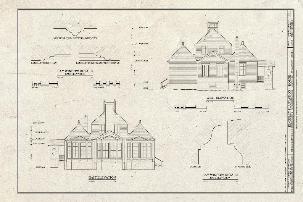 Kingsley Plantation House Plans