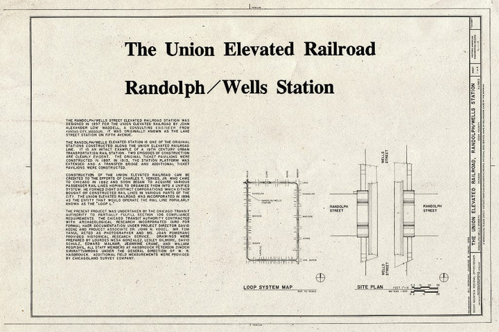 Blueprint HAER Ill,16-CHIG,108F- (Sheet 1 of 4) - Union Elevated Railr ...