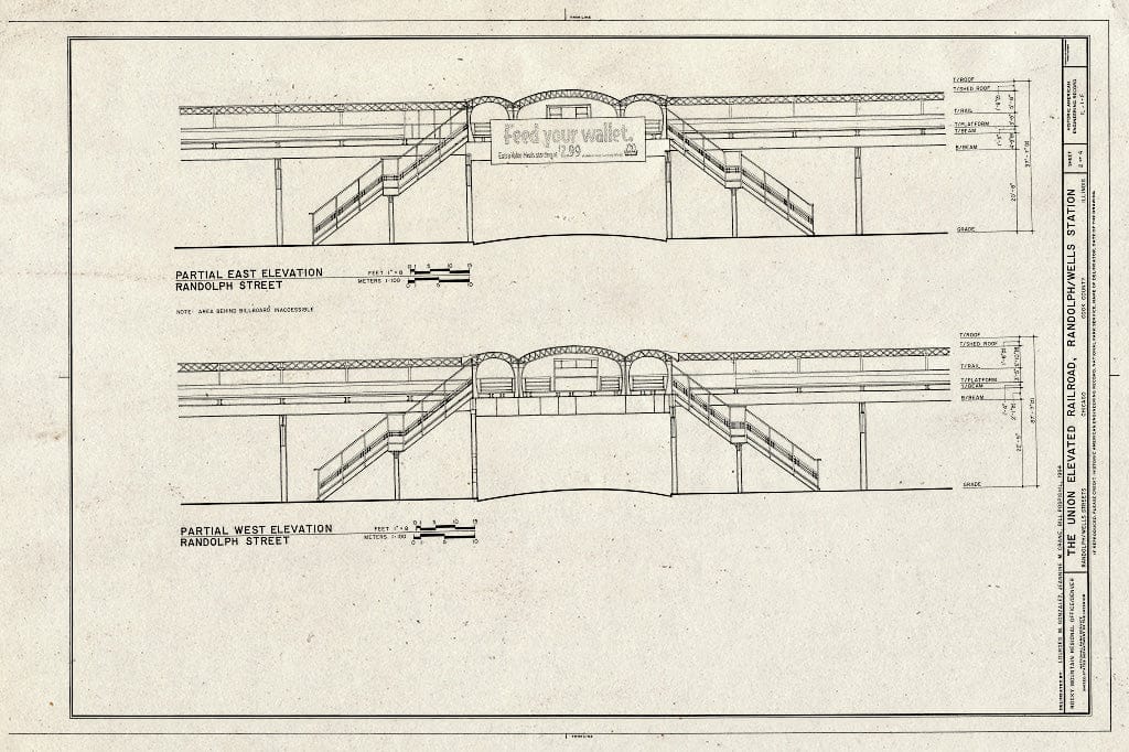 Blueprint HAER Ill,16-CHIG,108F- (Sheet 2 of 4) - Union Elevated Railr ...