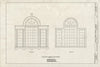 Blueprint Palladian Window Elevations - Grace Keiser Maring Library, 1 ...
