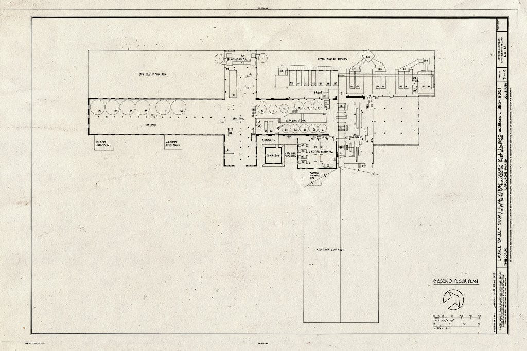 Blueprint HAER LA,29-THIB,1A- (Sheet 3 of 6) - Laurel Valley Sugar Pla ...