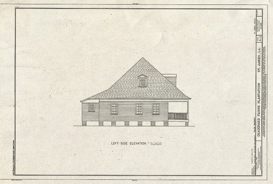 Blueprint HABS LA,47-SAIJA,1- (Sheet 8 of 13) - Graugnard Farms Planta ...