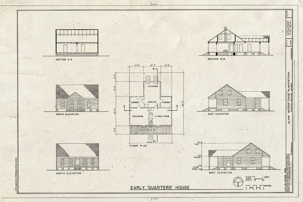 Blueprint HABS LA,39-Lake,1- (Sheet 12 of 18) - Alma Sugarcane Plantat ...