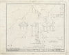 Blueprint Elevations and Details of Dormers - Benjamin Pickman House ...
