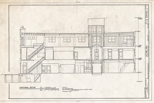 Blueprint HABS NY,50-SENFA,3- (Sheet 10 of 11) - Village Hall, 136 Fal ...