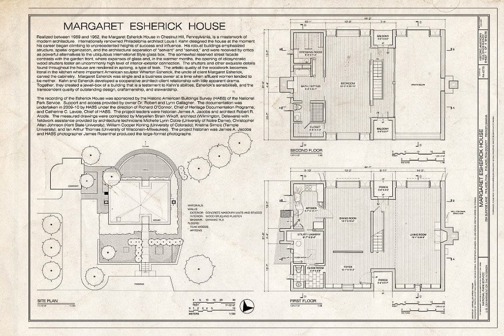 Esherick House Plan