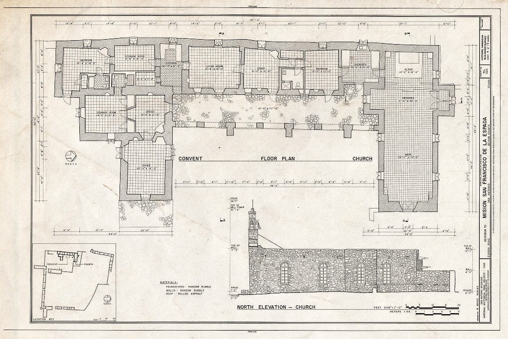 Spanish Mission Layout
