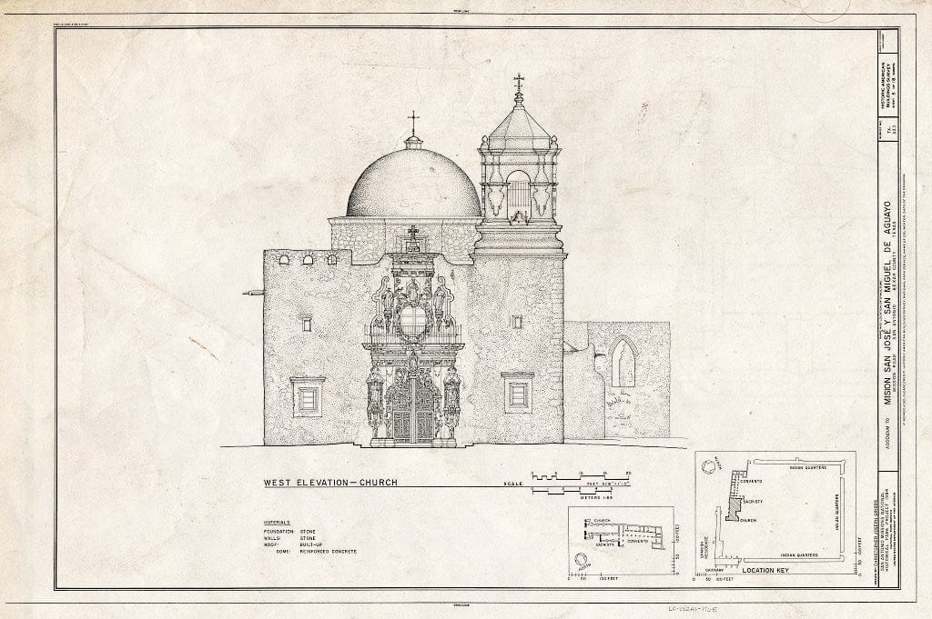 San Jose Mission Blueprints Reanalyzing An Archaeological Collection