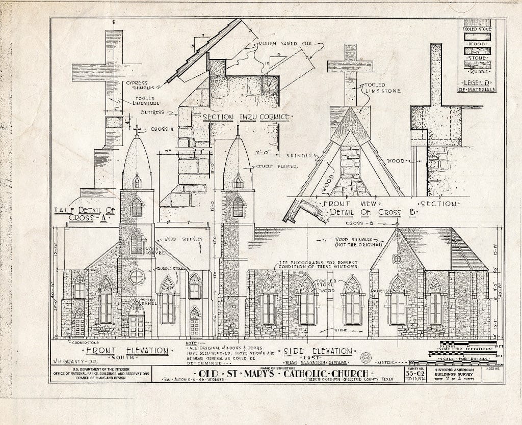 Church Blueprint Background