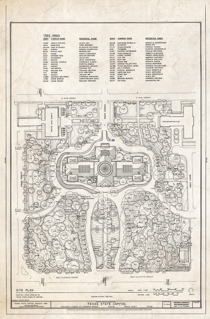 Blueprint HABS TEX,227-AUST,13- (Sheet 2 of 79) - Texas State Capitol ...