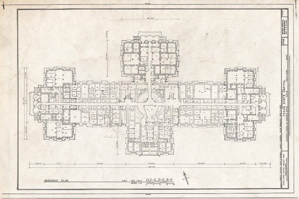 Blueprint HABS TEX,227-AUST,13- (Sheet 3 of 79) - Texas State Capitol ...