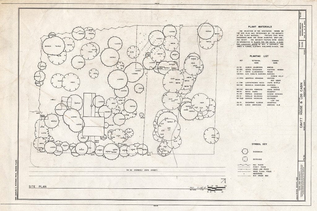 Blueprint HABS TEX,198-WHEEL,1- (Sheet 2 of 2) - Cavitt House & Log Ca ...