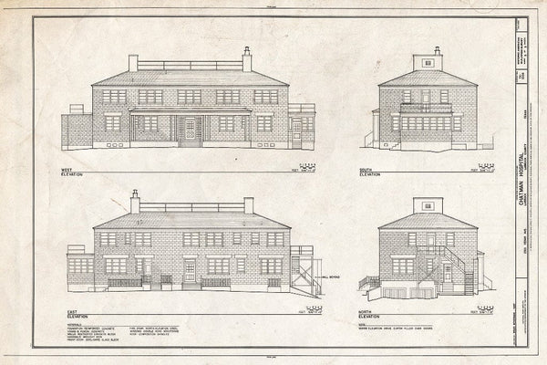 Blueprint HABS TEX,152-LUBBO,18- (Sheet 3 of 3) - Chatman Hospital, 23 ...