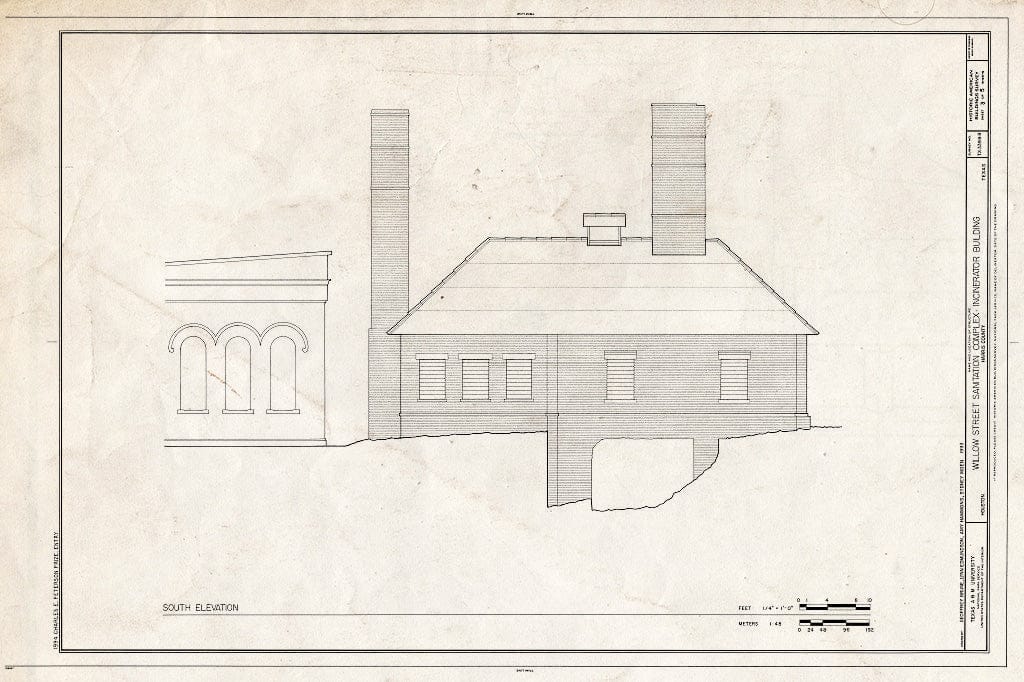 Blueprint HABS TEX,101-HOUT,7B- (Sheet 3 of 5) - Willow Street Sanitat ...