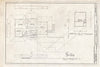 Blueprint Second Floor Plan - Charles Goodnight Ranch House, Goodnight ...