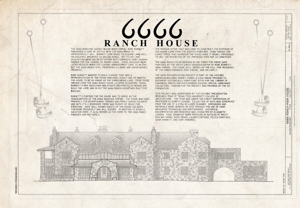 Blueprint Statement of Significance - 6666 Ranch, Main House, 1102 Das ...