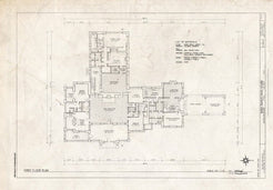 Blueprint First Floor Plan - 6666 Ranch, Main House, 1102 Dash for Cas ...