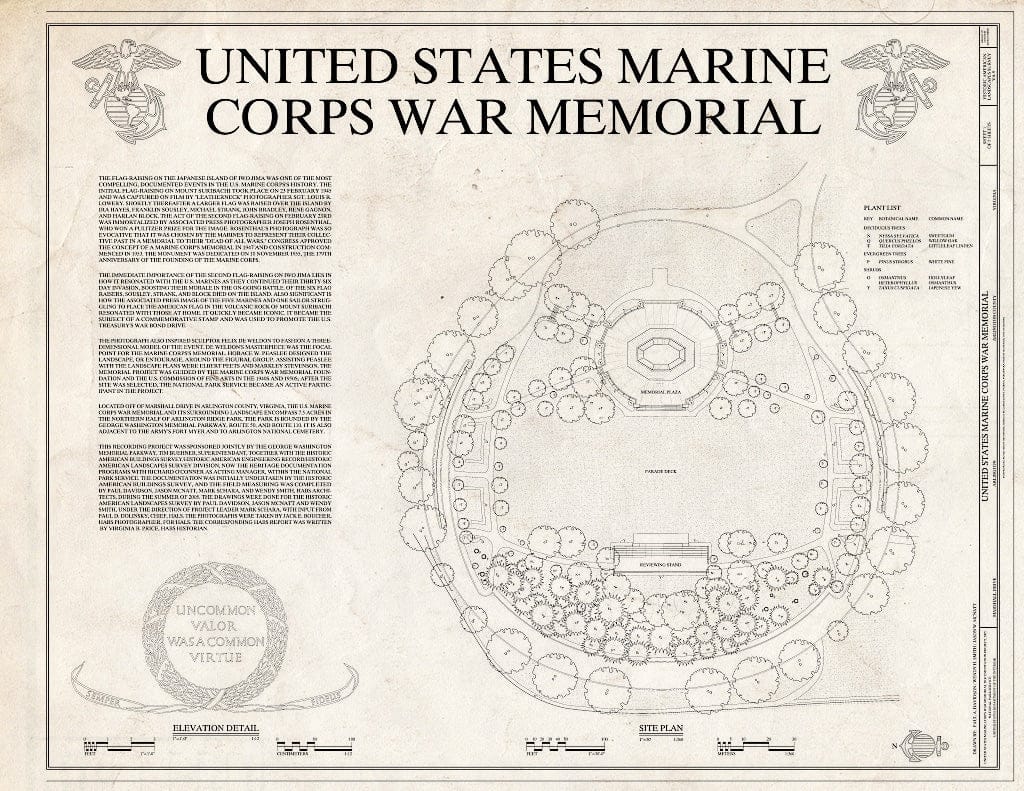 Blueprint HALS VA-9 (Sheet 1 of 5) - United States Marine Corps War Me ...